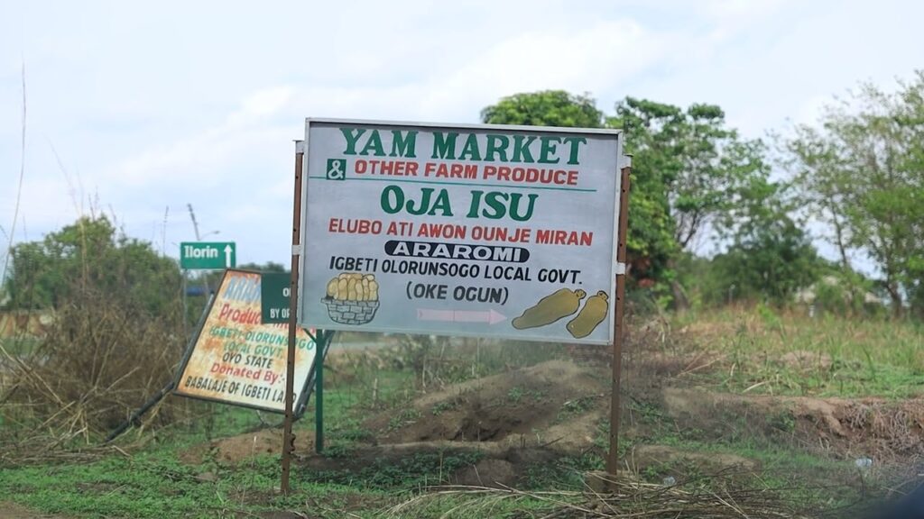 Yam market Igbeti - Igbeti Oyo State